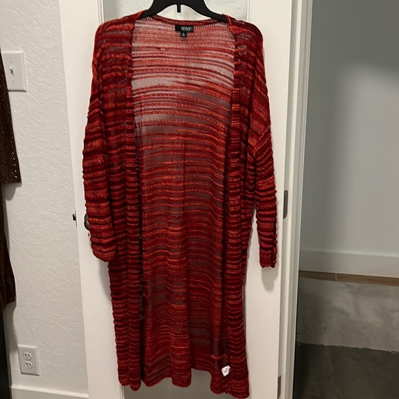 a.n.a | Sweaters | Cool Red Long Cardigan Red Is The Color For Fall ...